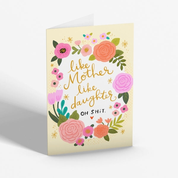 Like Mother, Like Daughter Card - Far Kew Emporium