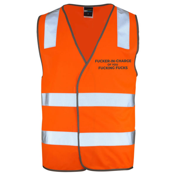 Funny Hi-Viz Custom Vest - ANY NAME - Far Kew Emporium