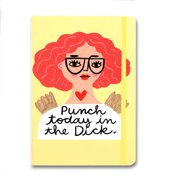 Punch Today in the Dick Grumpy Angel Notebook - Far Kew Emporium