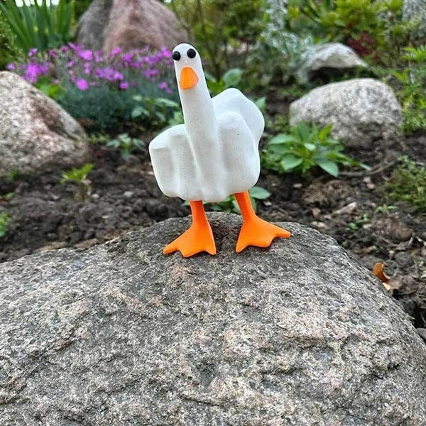 Duck You, Duck Off, Get Ducked Figurine - Far Kew Emporium